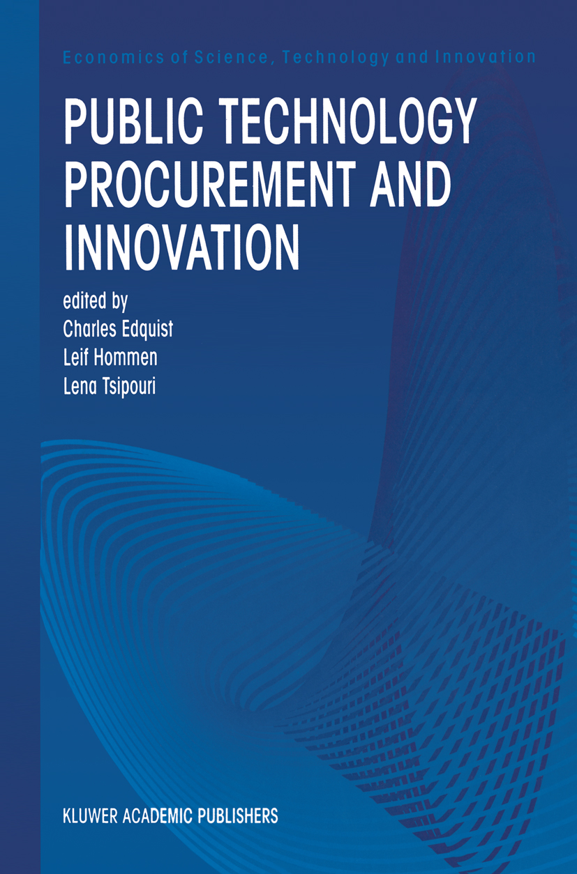 Public Technology Procurement and Innovation | Charles Edquist